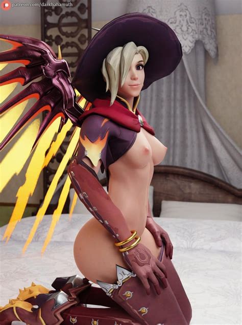 Mercy Pinup Darkbahamuth Overwatch Rrule34