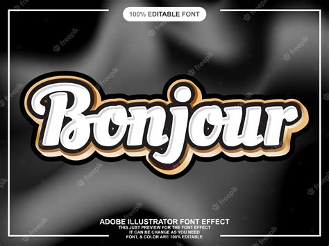 Premium Vector Modern Gold Script Font Effect