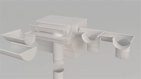 Gutter 3d Model Turbosquid 1524550