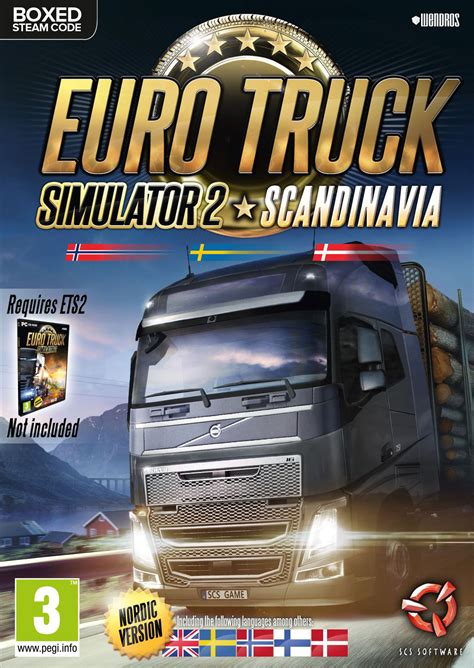 Köp Euro Truck Simulator 2 - Scandinavia (Nordic Boxed version)
