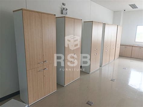 ตู้เอกสารสูง 5 ชั้น เมลามีน บานเปิดบน ล่าง ขนาด 80 X 40 สูง 200 Cm รหัส 995 โต๊ะทำงาน โต๊ะ