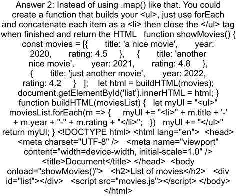 Javascript Map Function Creates Extra Comma One News Page Video