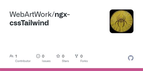 GitHub WebArtWork Ngx CssTailwind