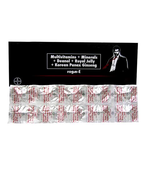 Rogin E Multivitamins And Minerals 1 Capsule Black St Joseph Drug Online Store