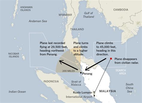 Flight Mh370 Flight Path