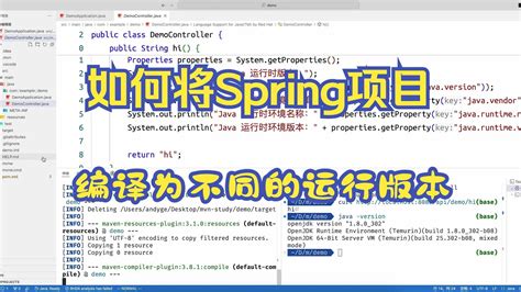 如何将springboot项目代码编译为不同的目标版本 Youtube
