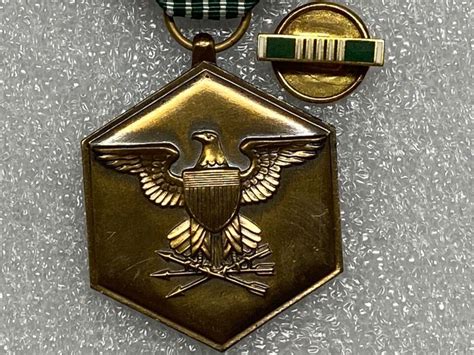 Us Army Commendation Medal Ribbon Lapel Pin Arcom Named Ebay