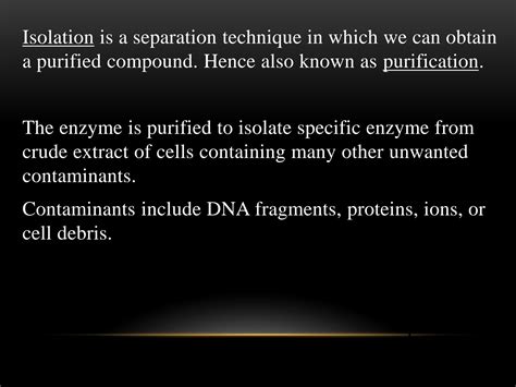 SOLUTION Isolation Purification Characterization Of Enzymes Studypool