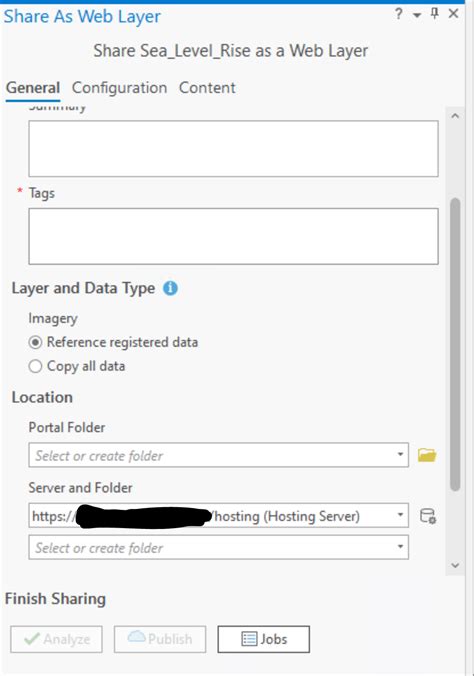 default arcgis server site when sharing as web lay esri community