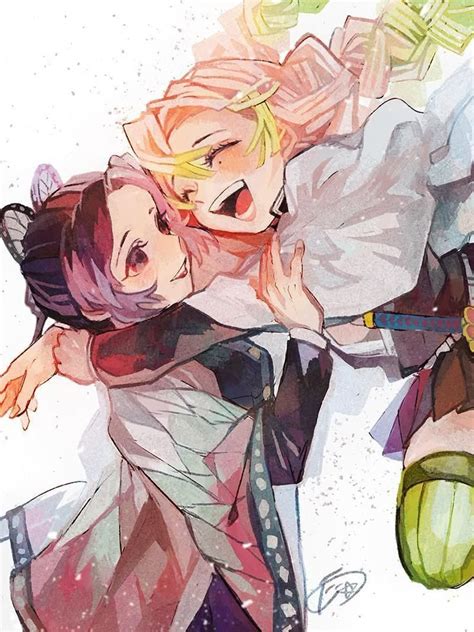 Stunning Fanart Of Mitsuri And Shinobu