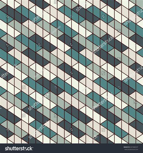 Rectangular Interlocking Angled Blocks Wallpaper Parquet Vector De Stock Libre De Regalías