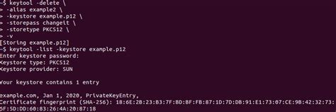 keytool remove cert command to remove a cert from keystore mister pki