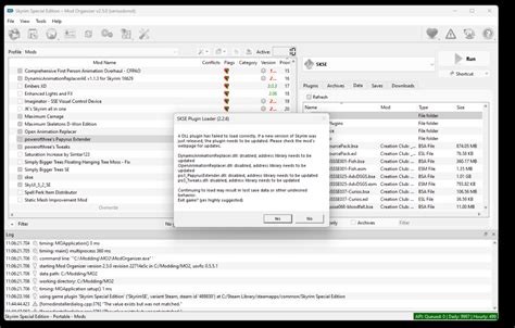 Can Anybody Help Me Solve Skse Plugin Loader Crash Message For Powerofthrees Mod And A Couple