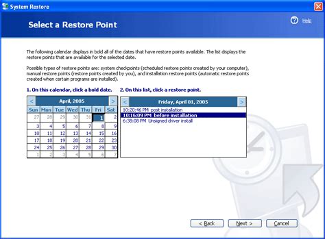 Create A System Restore Point In Case Something Goes Wrong