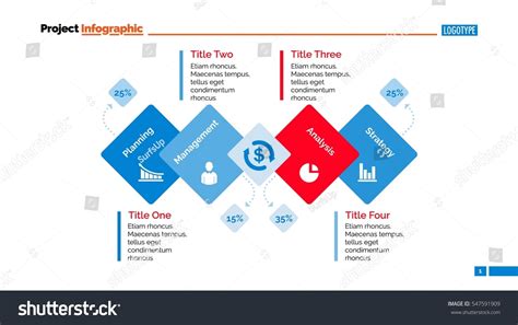 Process Diagram Slide Template Stock Vector Royalty Free 547591909 Shutterstock