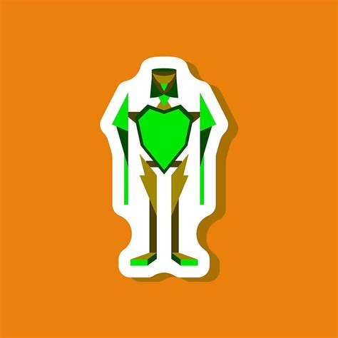세련 된 배경 장난감 로봇 벡터에 종이 스티커 Eps Ai Uidownload
