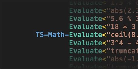 I Made A Typescript Library For Parsing And Evaluating Math Expressions