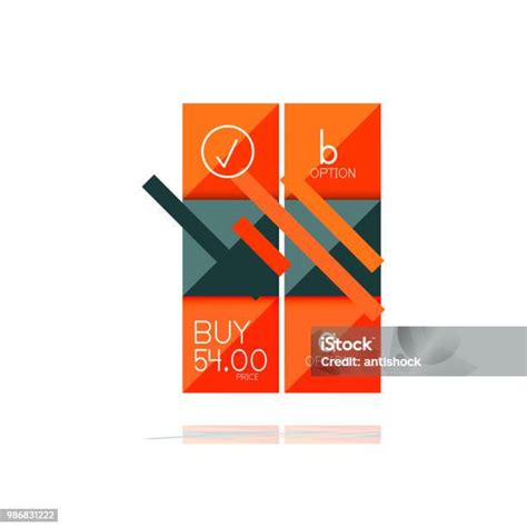 정사각형 옵션 Infographic 배너입니다 데이터 및 정보 시각화 기하학적 디자인 3차원 형태에 대한 스톡 벡터 아트 및 기타 이미지 3차원 형태 개념 건축물