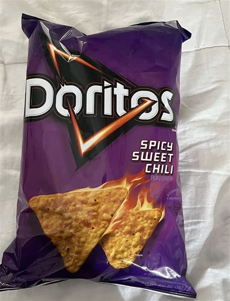 Spicy Sweet Chili Doritos A Unique Snack Purple Bag Of Doritos