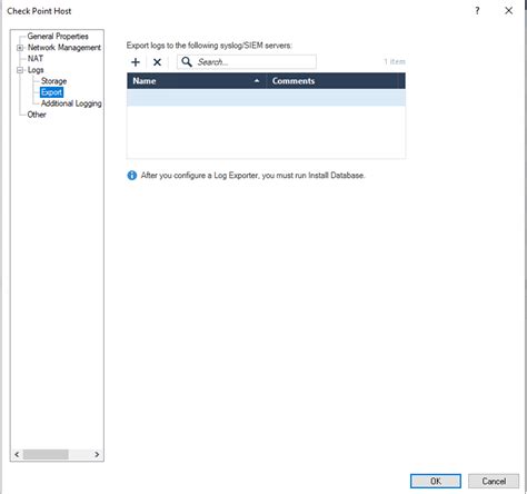 Syslog Configuration On Checkpoint Sgbox Next Generation Siem And Soar