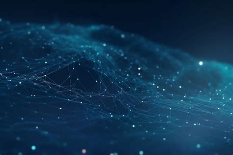 premium photo futuristic abstract technology network background with
