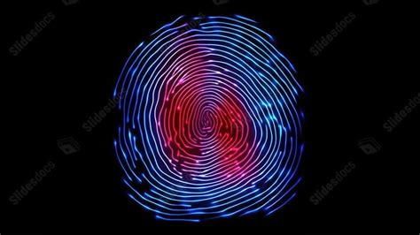 Enhancing Security With D Fingerprint Scanning Technology Powerpoint Background For Free