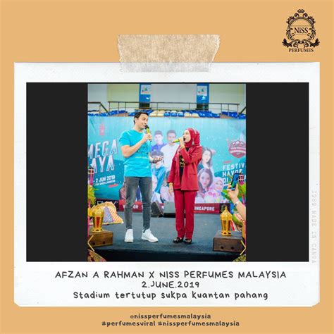 Afzan A Rahman X Niss Niss Perfumes Malaysia