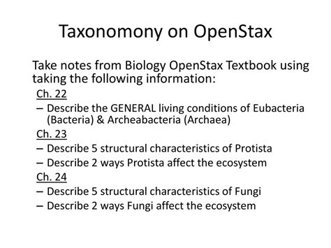 Taxonomy Learning Activities Ppt Download