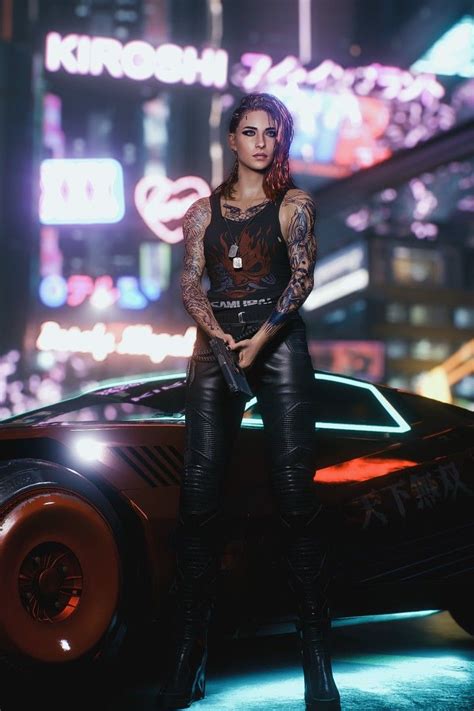 Cyberpunk Girl Cyberpunk 2077 Fantasy Character Design Character Art