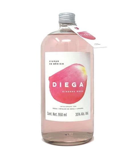 Ginebra Diega Rosa 950ml