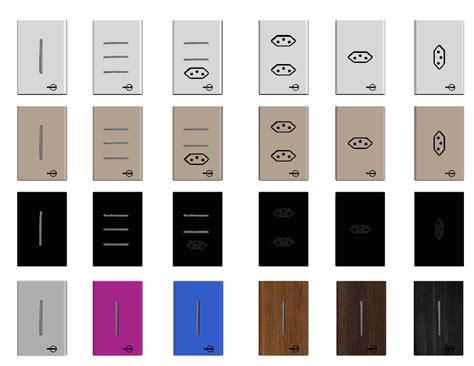 Color Socket Collection Sketchup Model Thousands Of Free Cad Blocks