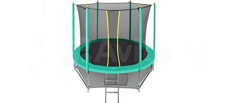 Батут Hasttings Classic Green 3,05 м с защитной се, Новое купить в ...