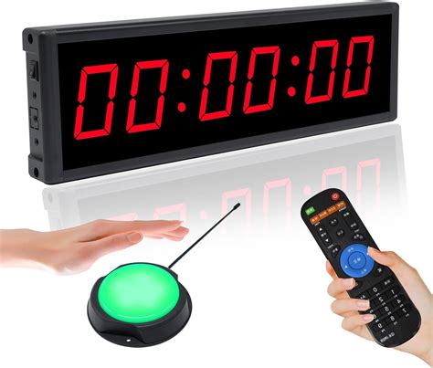 Digital Gym Timer With Wireless Start Stop Button Interval Timer With