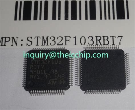 stm32f103rbt7 ic mcu 32bit 128kb flash 64lqfp electronics components suppliers discount and