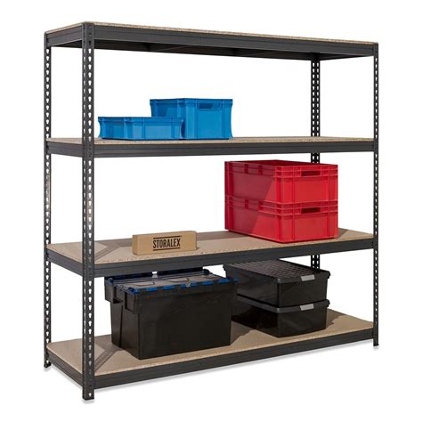 2x Storalex Crw Industrial Shelving Units 1800mm High And 1x Crw