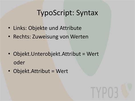 Ppt Typo3 Templates Und Typoscript Powerpoint Presentation Free Download Id3243777