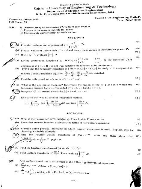 2014 2000 Complex Analysis Fourier Laplace Pdf