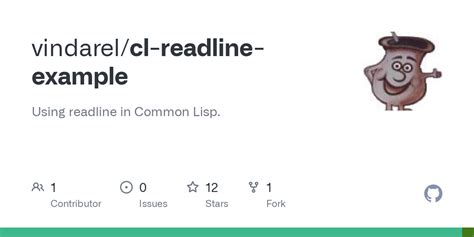 Github Vindarelcl Readline Example Using Readline In Common Lisp