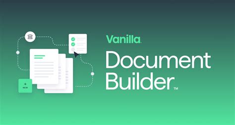 Vanilla Document Builder™ Demo Video Vanilla