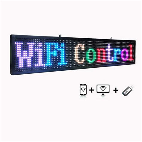 Programable Scrolling LED Moving Message Sign Single Color