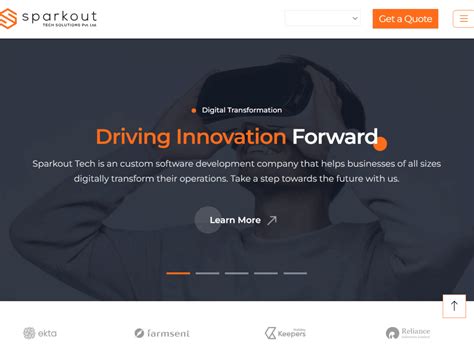 Sparkout Tech Sites Gallery Css Design Awards Winner
