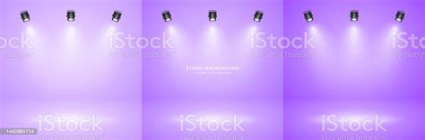 스포트라이트 효과가있는 빈 바이올렛 스튜디오 추상적 인 배경 제품 쇼케이스 배경 무대 조명 벡터 일러스트 레이 션 0명에 대한 스톡 벡터 아트 및 기타 이미지 Istock