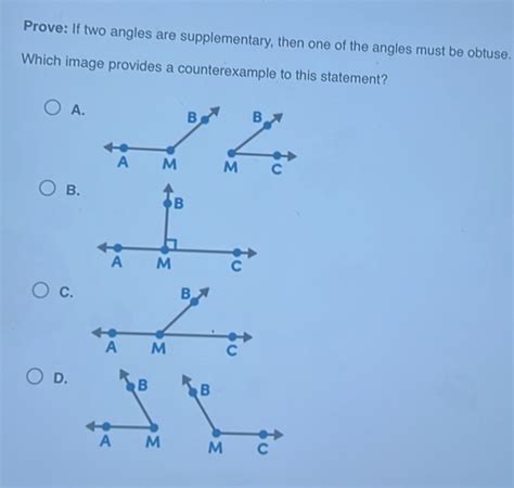 solved prove if two angles are supplementary then one of the angles