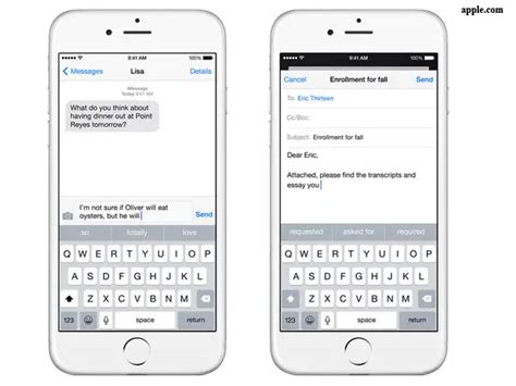 New Quicktype Keyboard Ap Review Apples Ios 8 Makes It Easier To