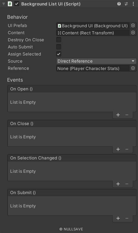 Introduction NullSave