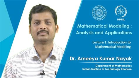 introduction to mathematical modeling youtube