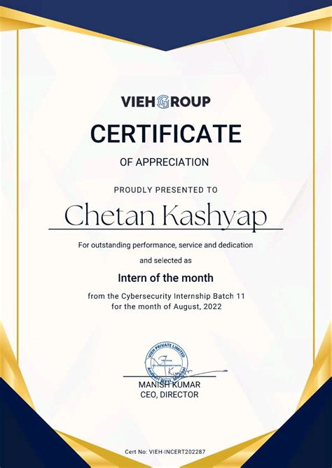 Chetan Kashyap On Linkedin Internship Intern Cybersecurity Wapt