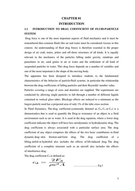 Solution Study Of Hydrodynamic Drag Of Different Fluid Particle System