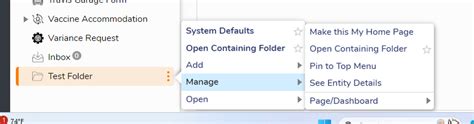 how to hide default folder actions — decisions
