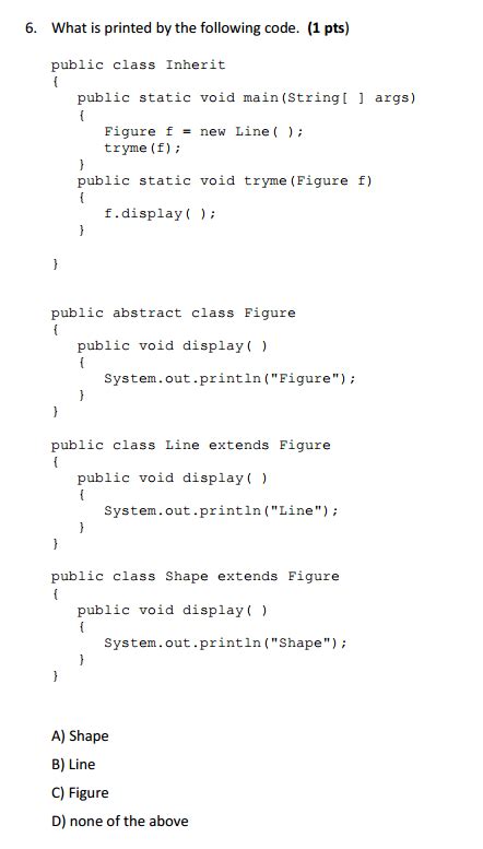 solved what is printed by the following code public class